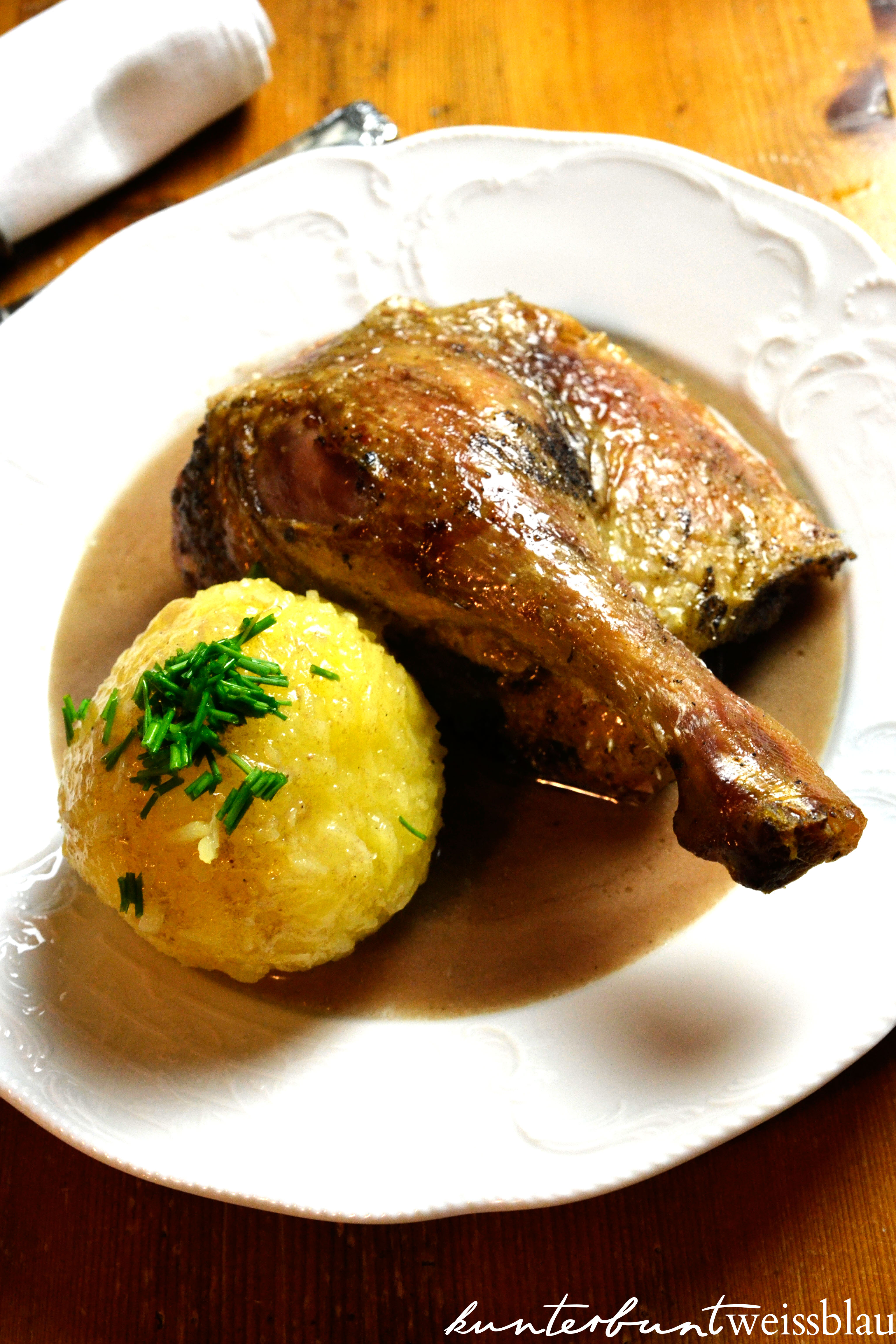 Ente und Knödel | kunterbuntweissblau I Food- und Travelblog aus München