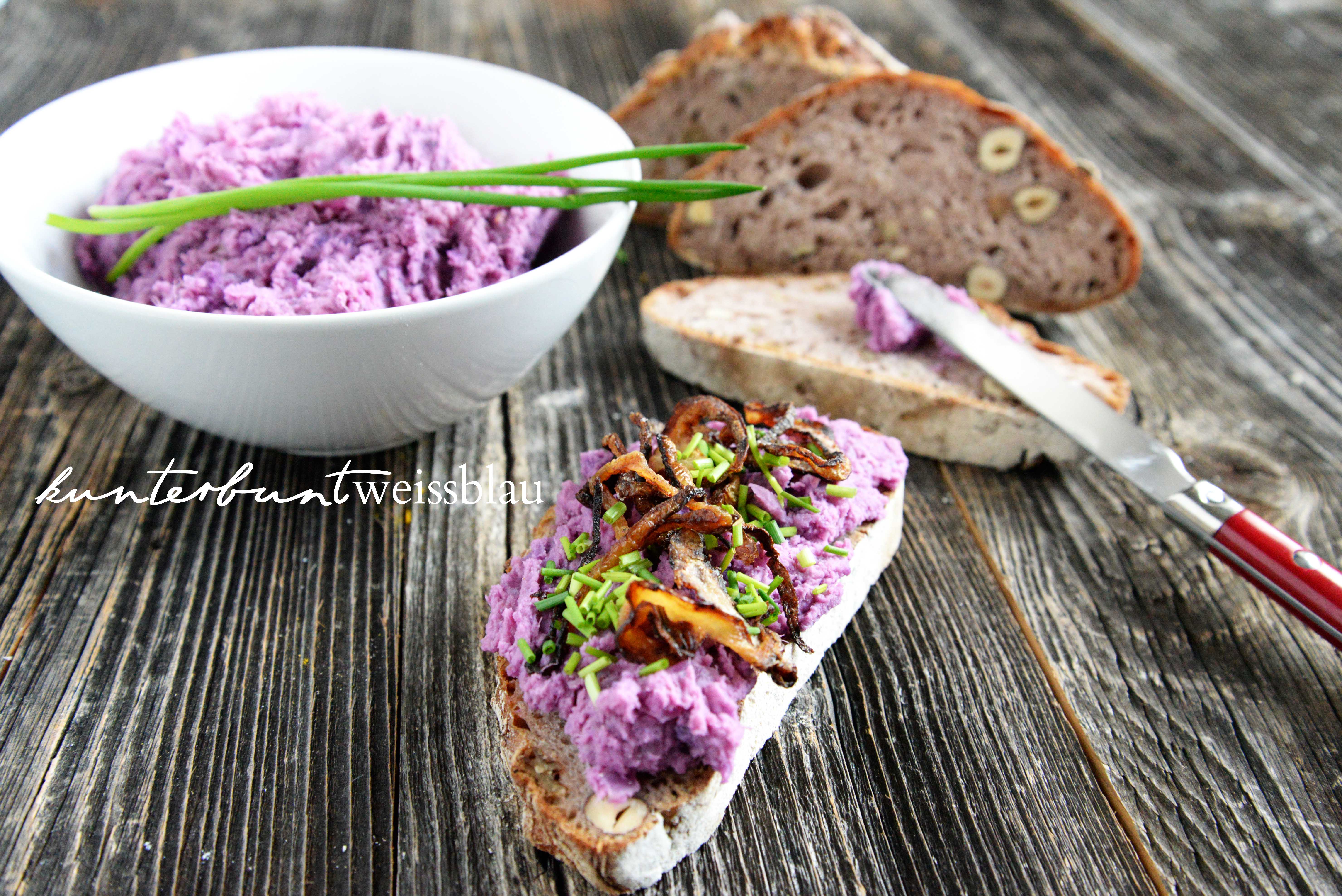 Lila Brotzeitgenuss | kunterbuntweissblau I Food- und Travelblog aus ...